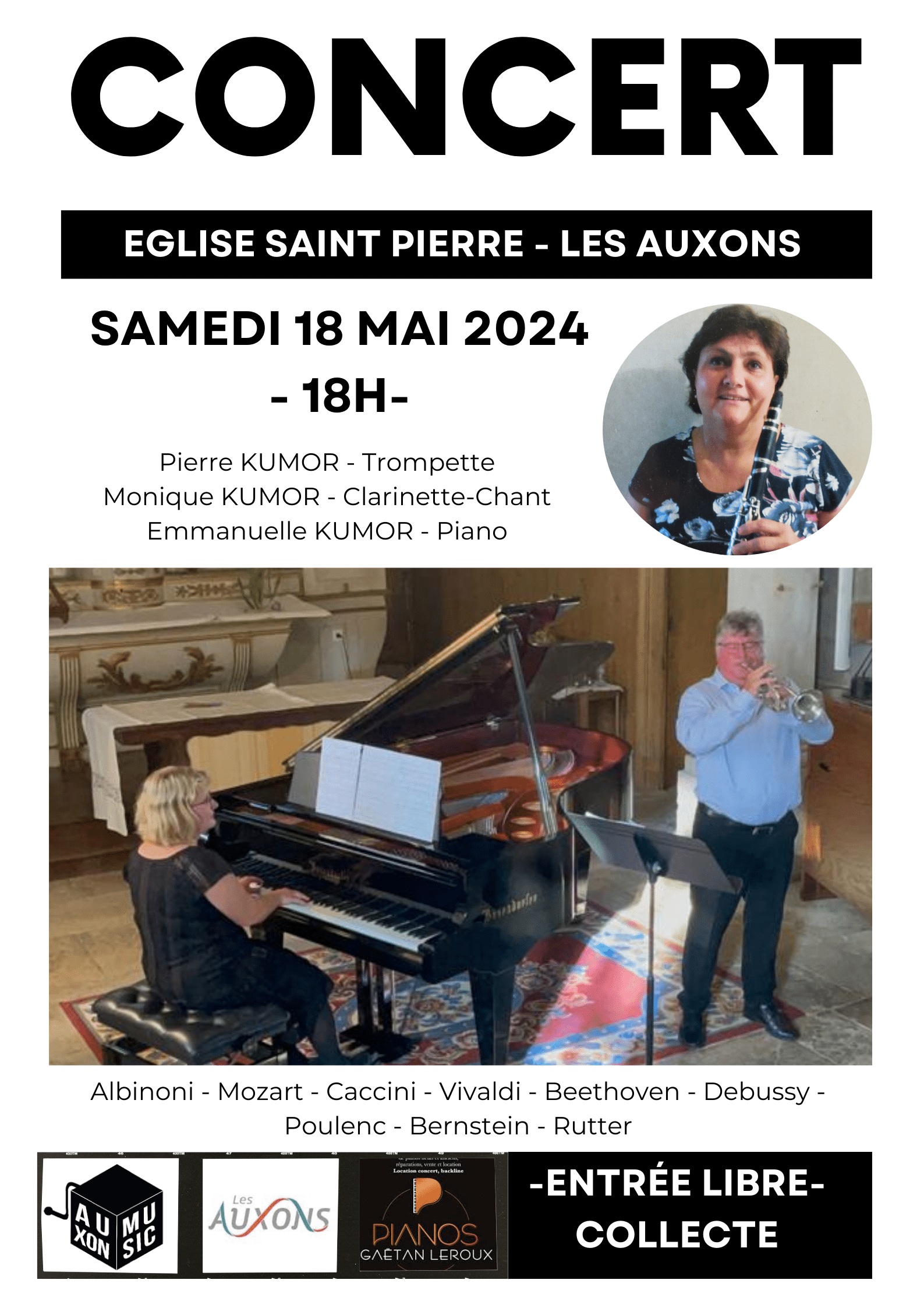 Concert famille KUMOR - La Mairie des Auxons